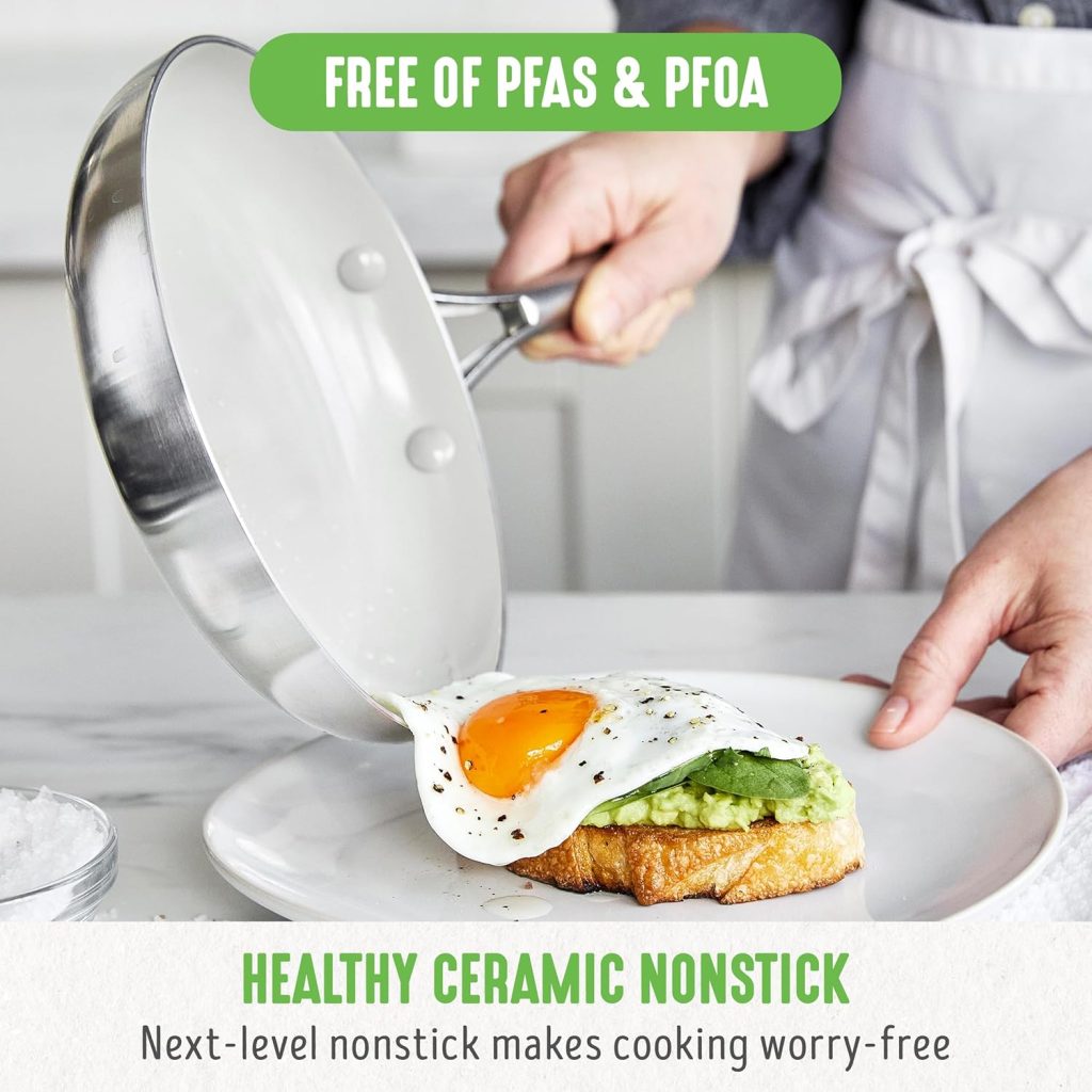 GreenLife Tri-Ply Stainless Steel Cookware Review | Nice Cookware